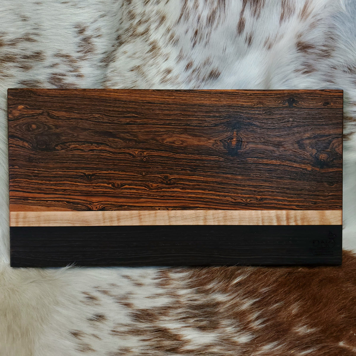 Bocote, Maple, & Wenge Cutting Board – DNA Custom Engraving